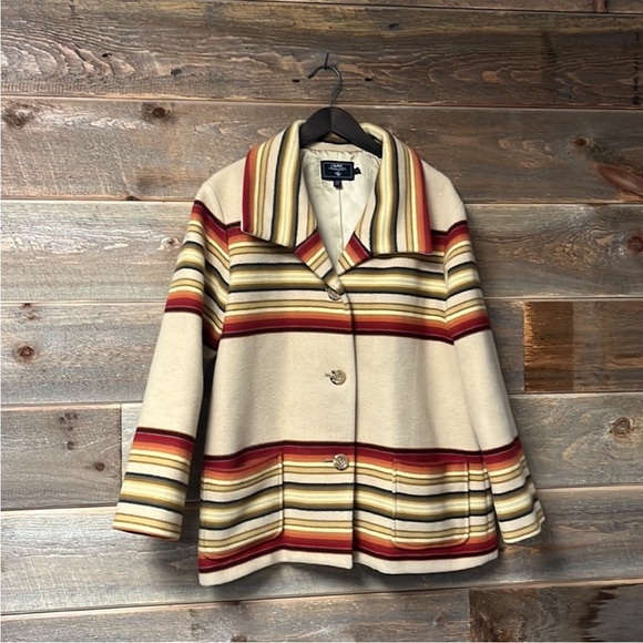 Pendleton | Jackets & Coats | Vintage Pendleton Stripe Wool Jacket ...